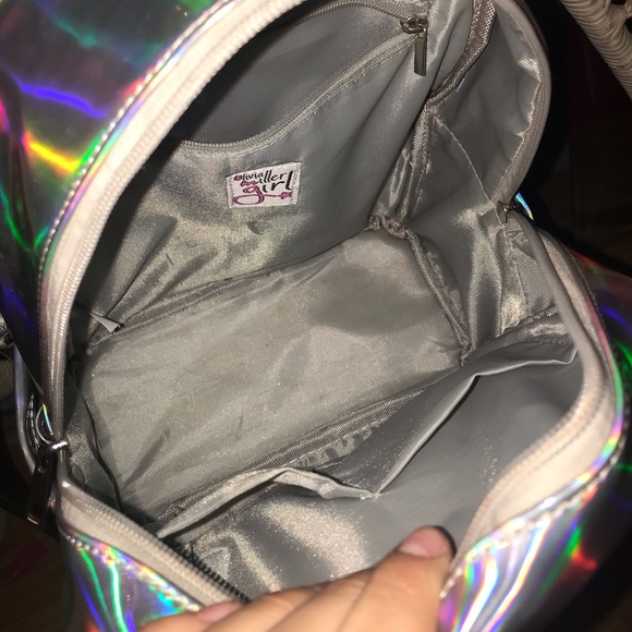 Olivia Miller Girl | Accessories | Holographic Mini Backpack | Poshmark